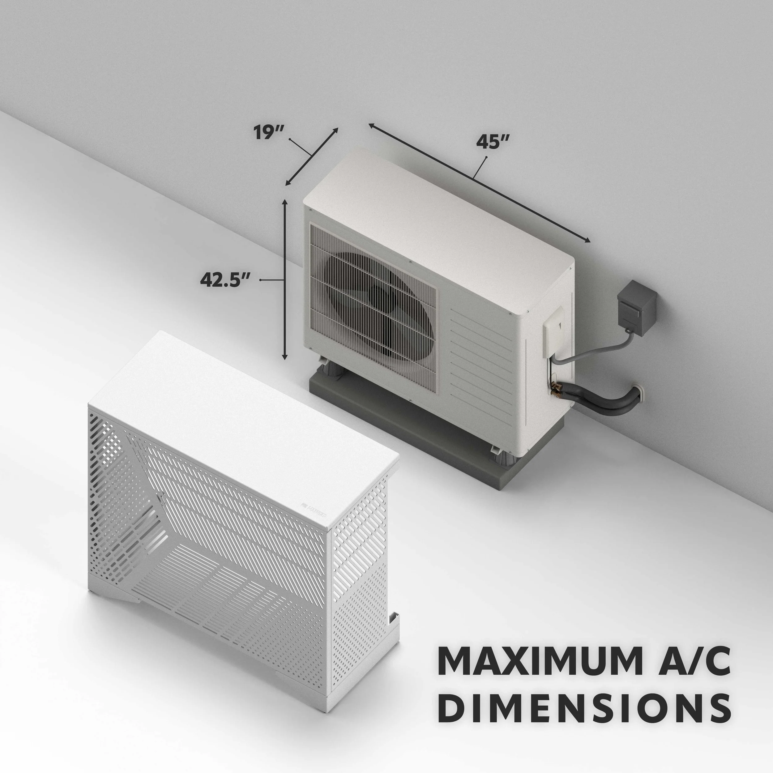Hangar Outdoor | Aluminum Air Conditioner Covers