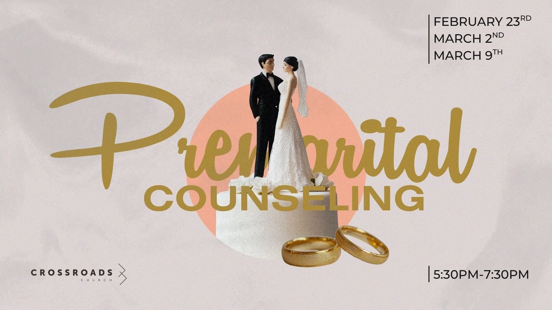 Premarital Counseling — Crossroads Church