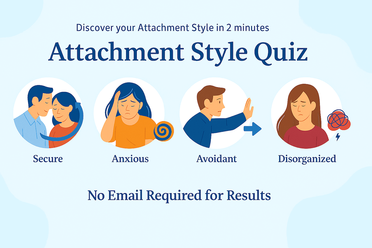 Free Attachment Style Quiz: 2-Minute Results — No Email — South Denver ...