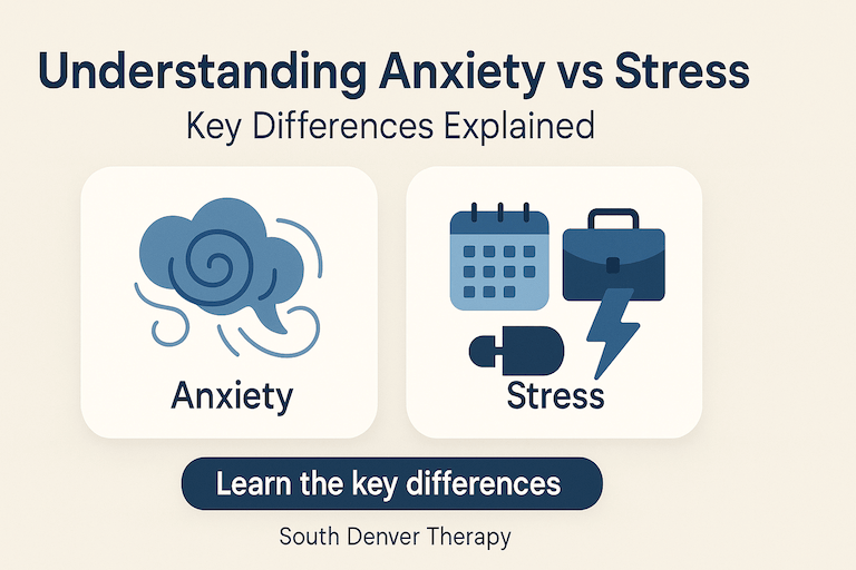 Understanding Anxiety vs Stress: Key Differences Explained — South ...