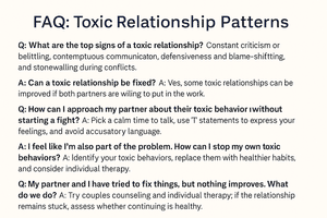 Identifying and Addressing Toxic Relationship Patterns — South Denver ...