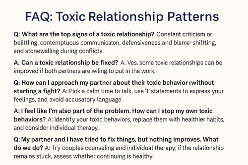 Identifying and Addressing Toxic Relationship Patterns — South Denver Therapy