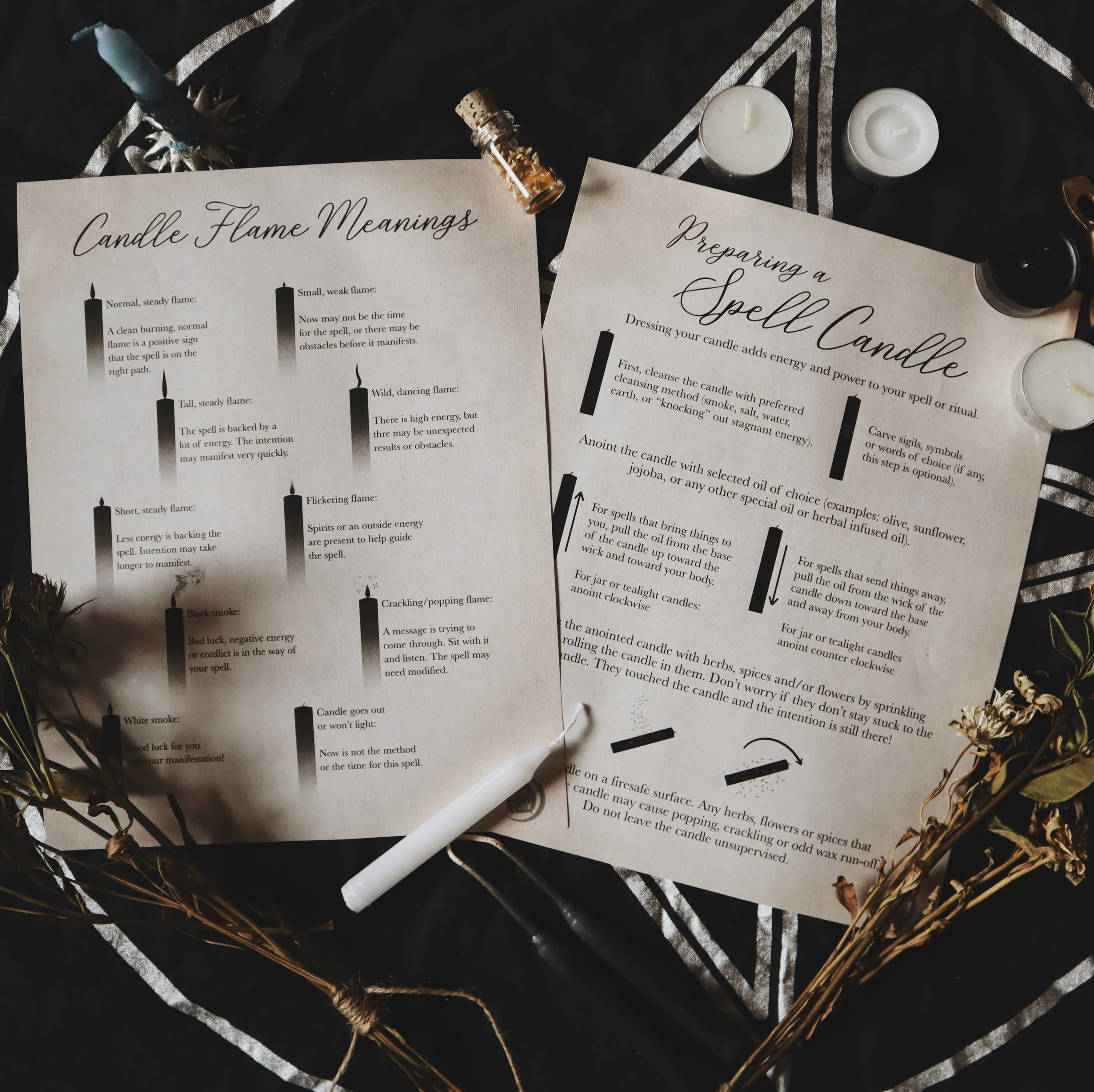 Candle Magick: How to Use a Spell Candle + Flame Meanings — Xristi Witch