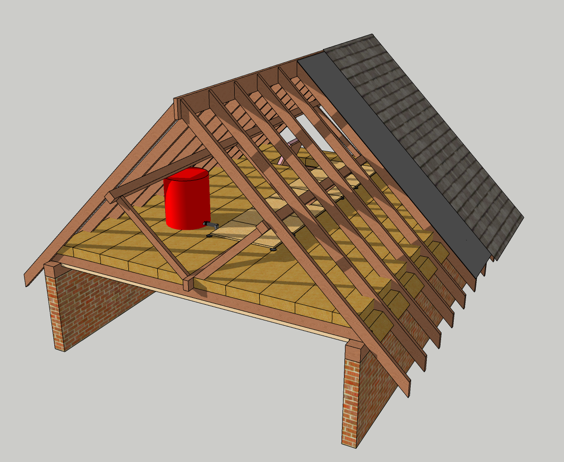 Loft Insulation - Wool Between Ceiling Joists — Insulation Advice