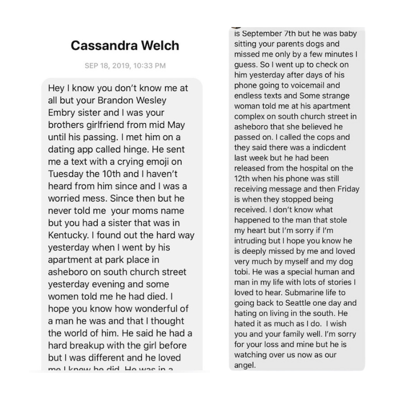 What Happened to Brandon Embry? Part Two — F**k That