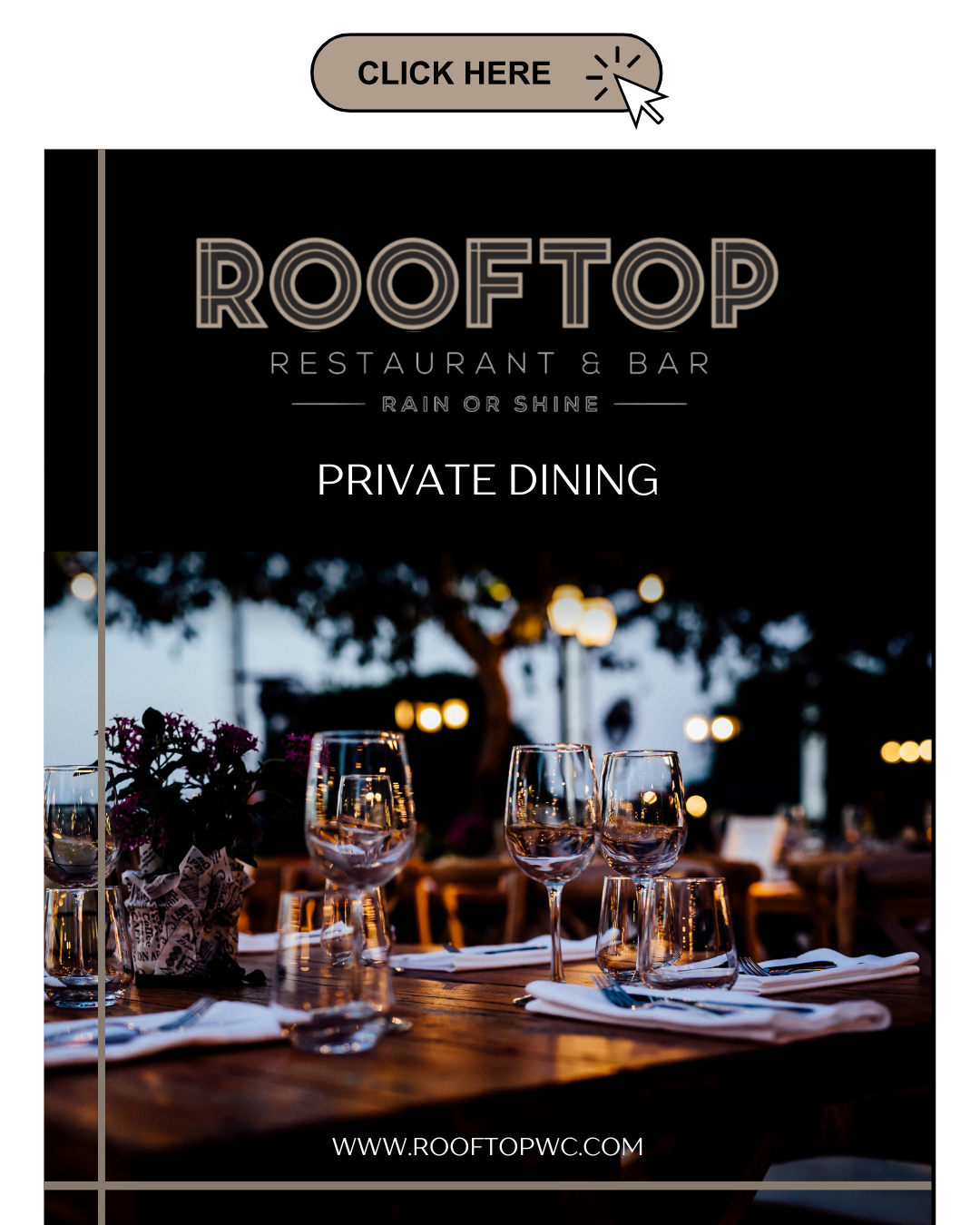 Private Events — The Rooftop | Restaurant & Bar