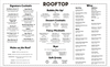 Menu 1 — The Rooftop | Restaurant & Bar