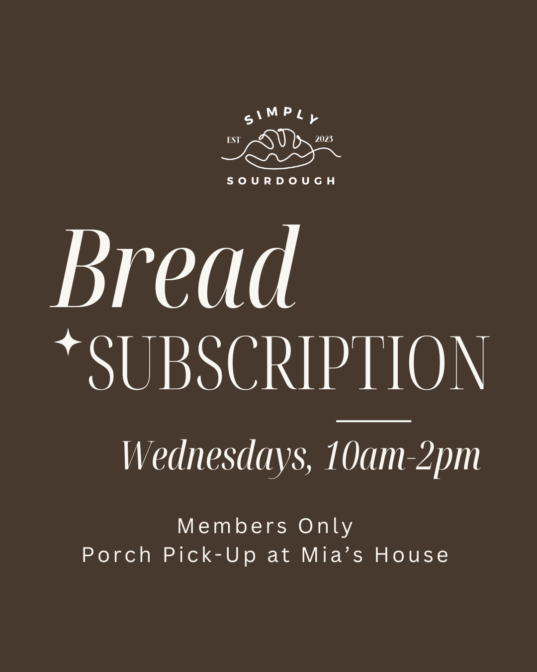 Bread Membership | Order Fresh Sourdough Today — Simply Tuttle