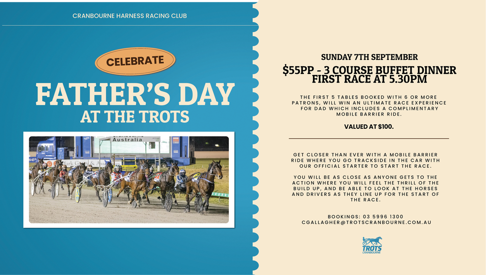 Race Dates — Cranbourne Harness Racing Club