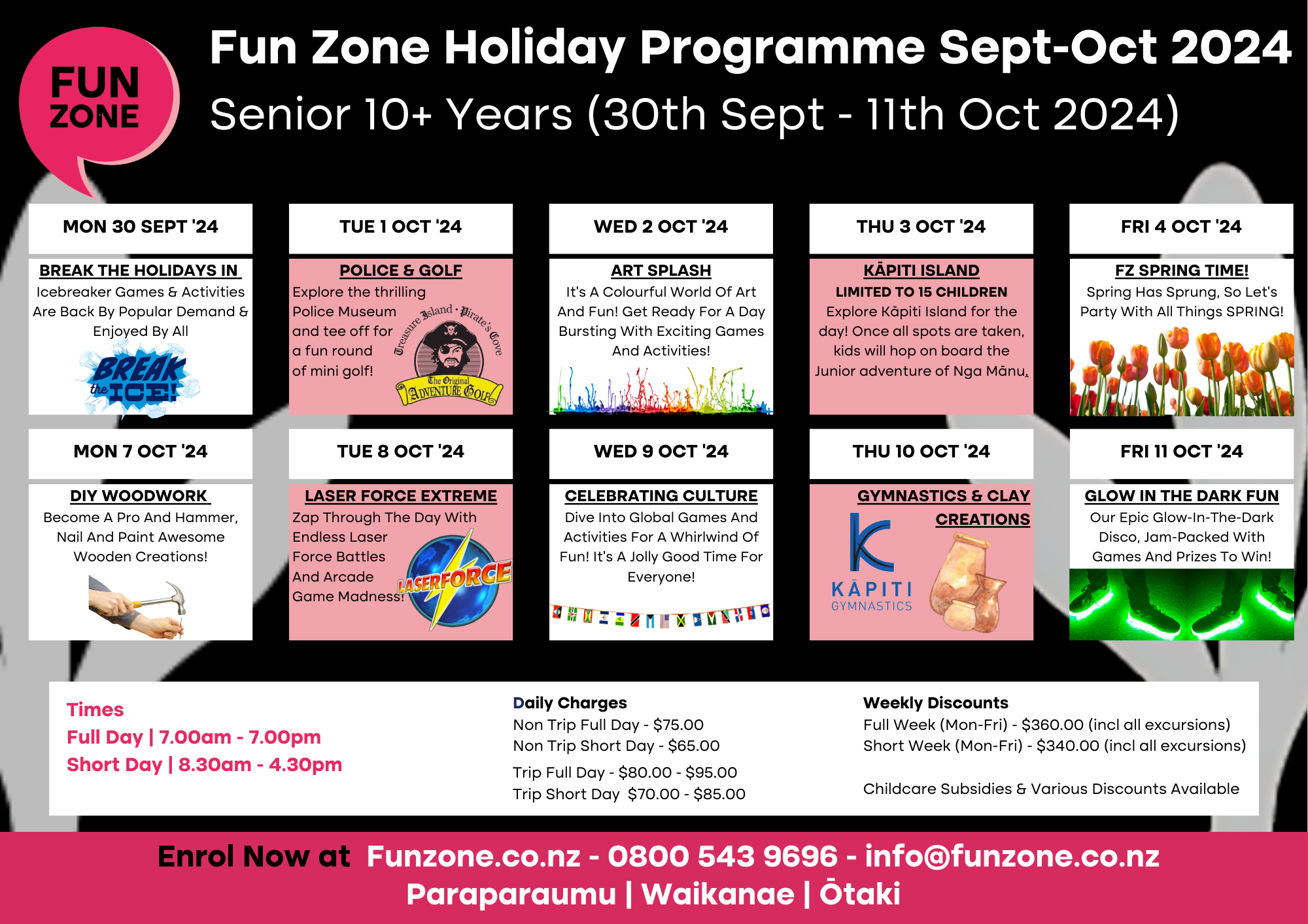 Holiday Programmes — Fun Zone Out of School Care