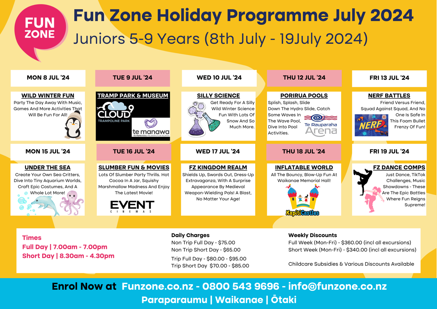 Holiday Programmes — Fun Zone Out of School Care