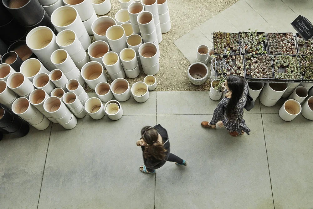 Cylinder Ceramic Pots and Planters — Flora Grubb Gardens Plant Nursery
