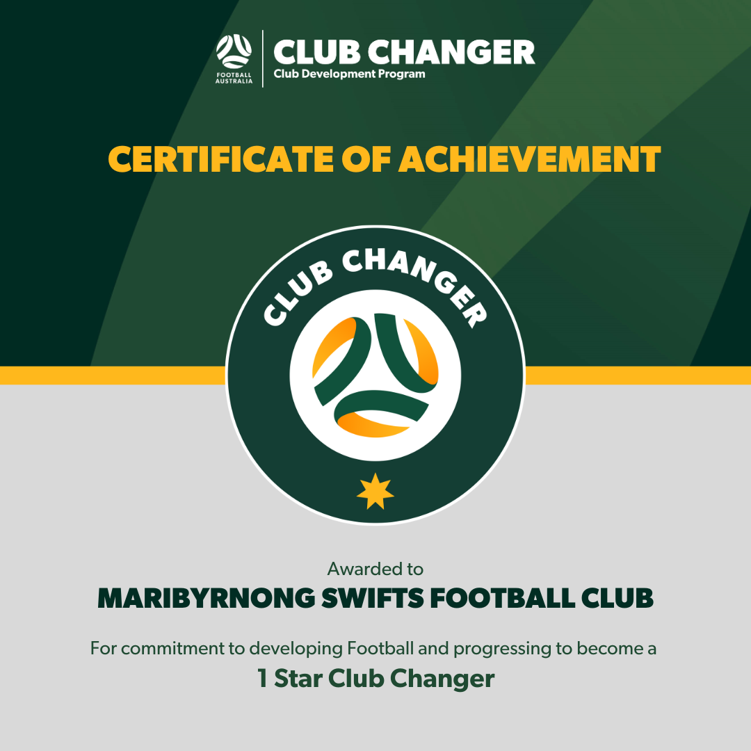 Our club — Maribyrnong Swifts Football Club