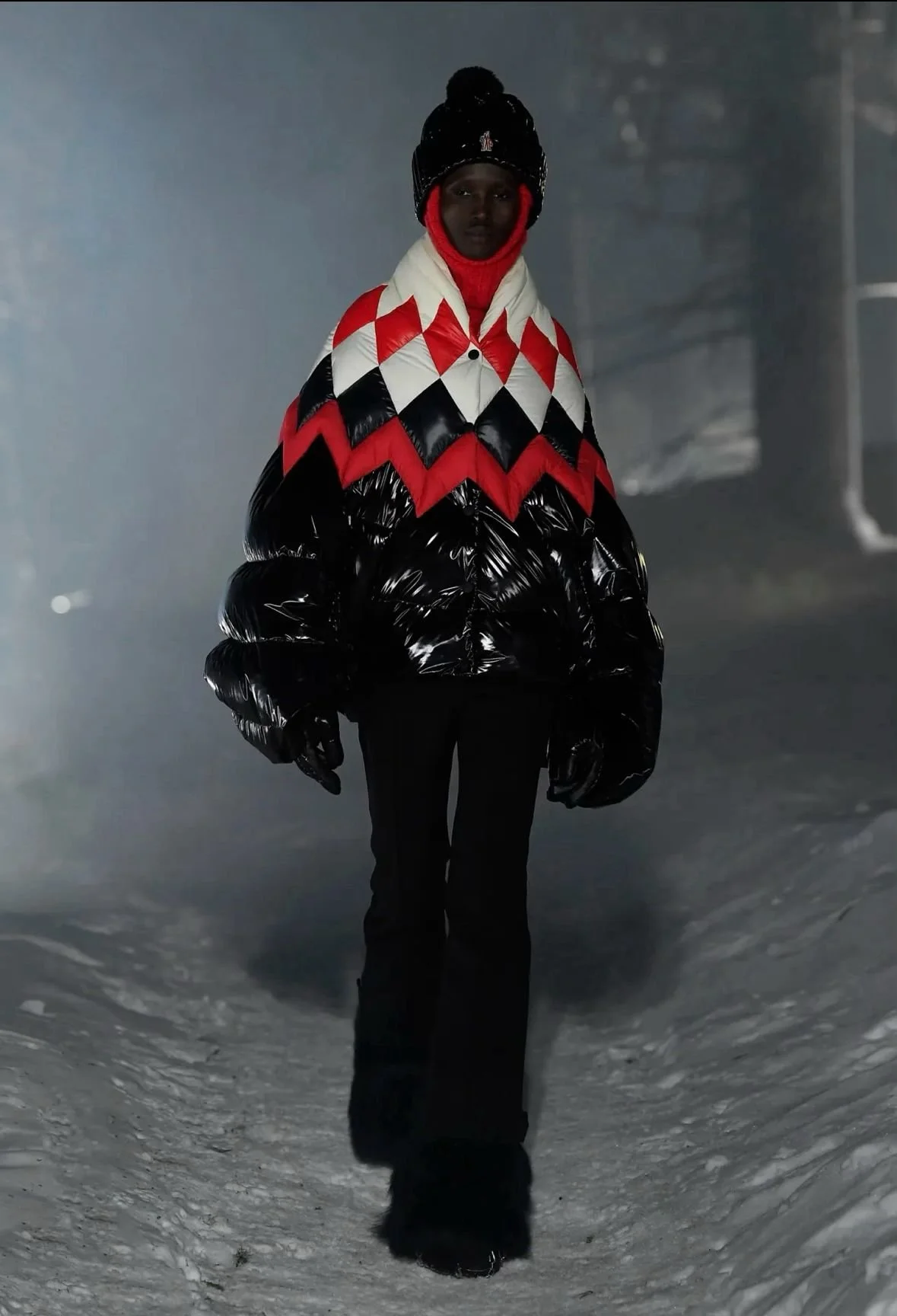 Tale Of Elegance in St. Moritz: Moncler’s Spectacular Skiwear Showcase ...