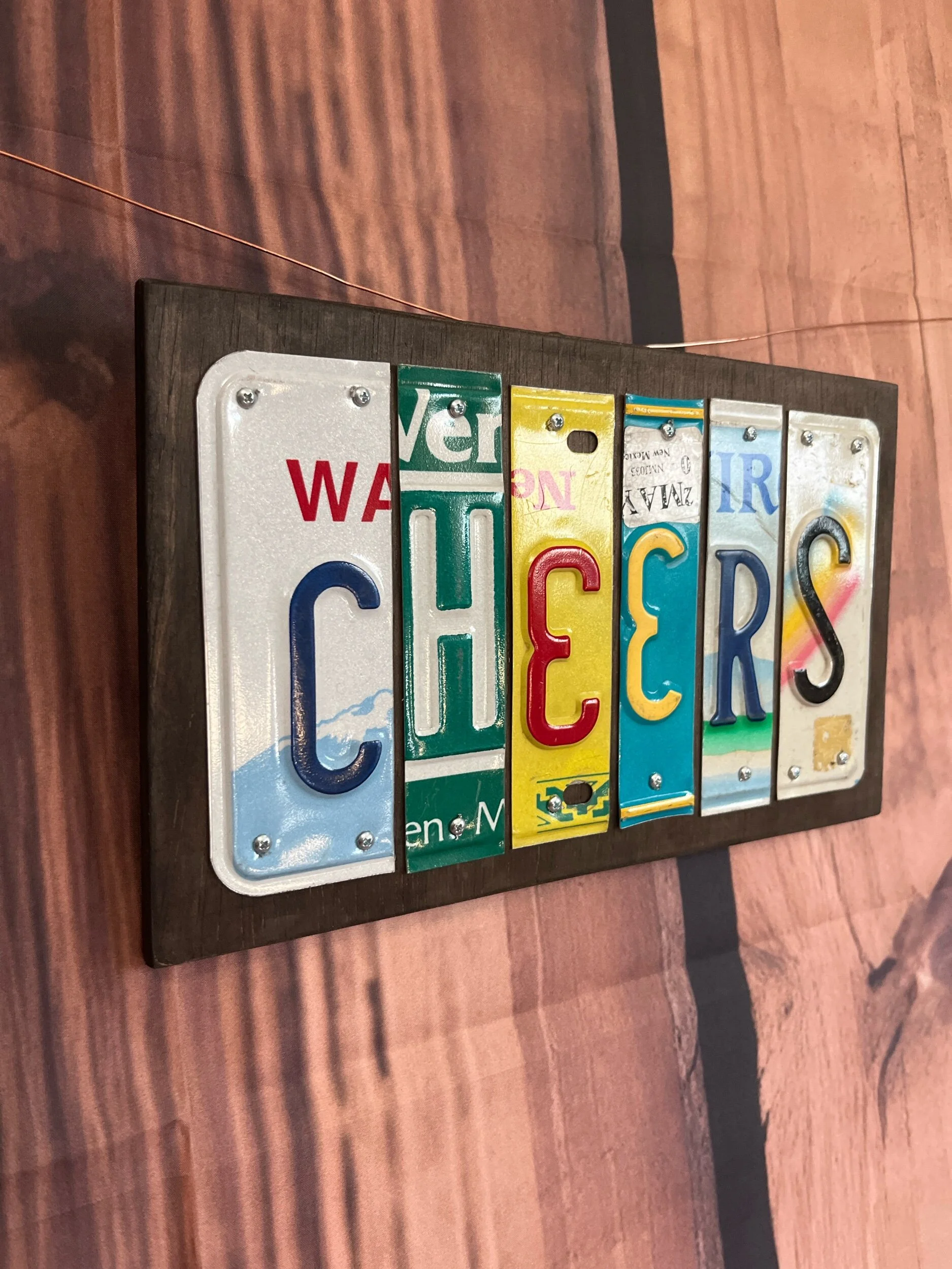 Tiki Bar Plaque — License Plate Stuff