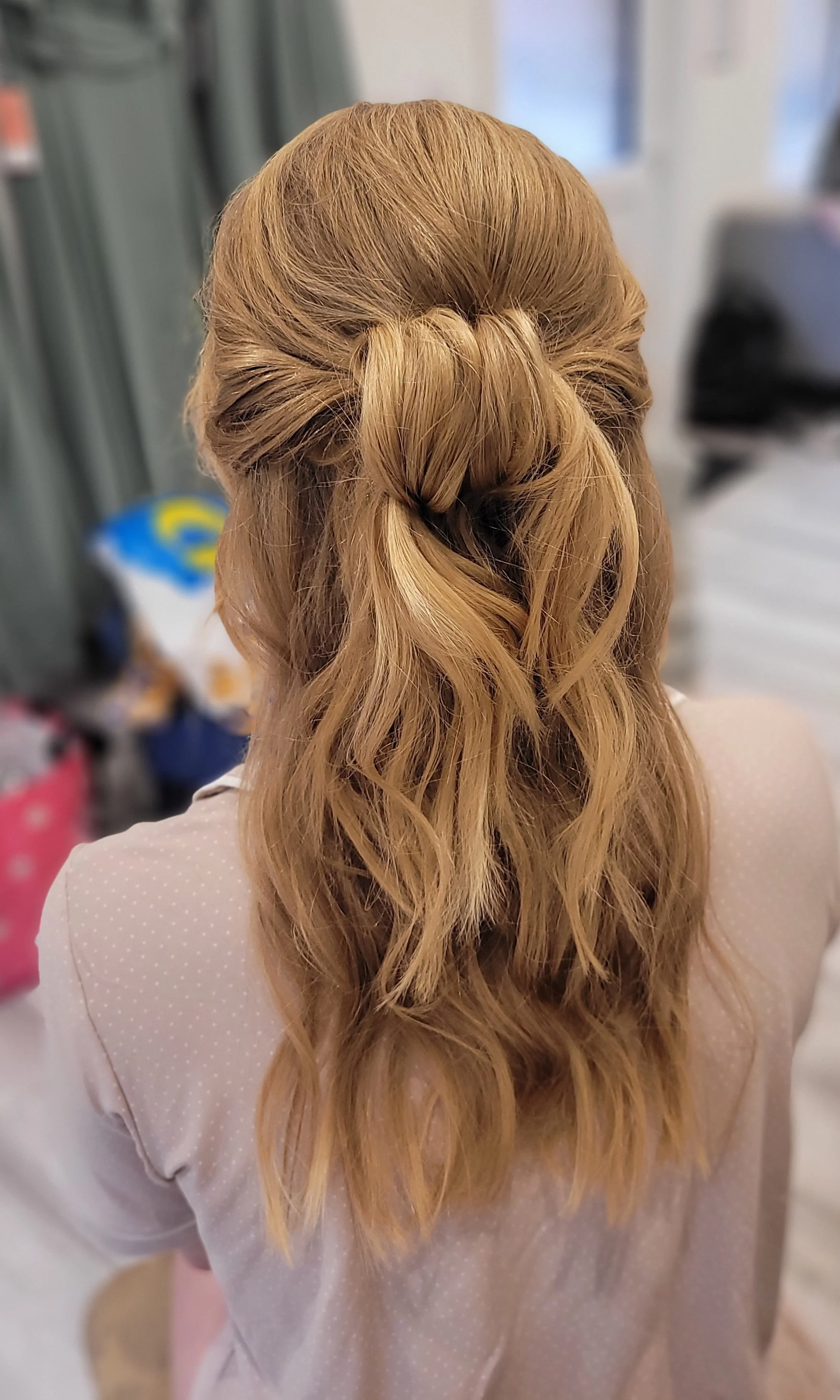The half up half down wedding hairstyle — Nicky Lamb Hair and Makeup Artist