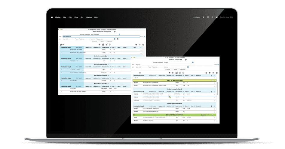 Schedule and Share Productions with SSScheduler — ScriptE Systems