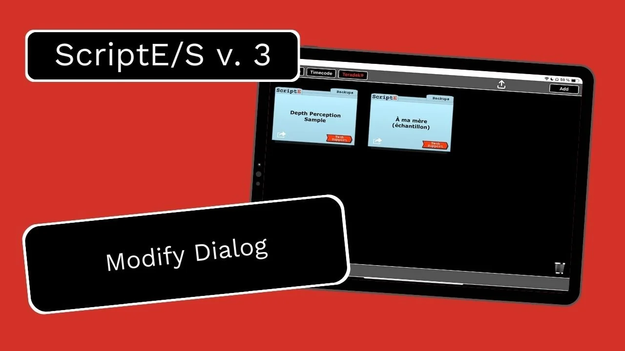 ScriptE for iPad: User Guide & Manual — ScriptE Systems