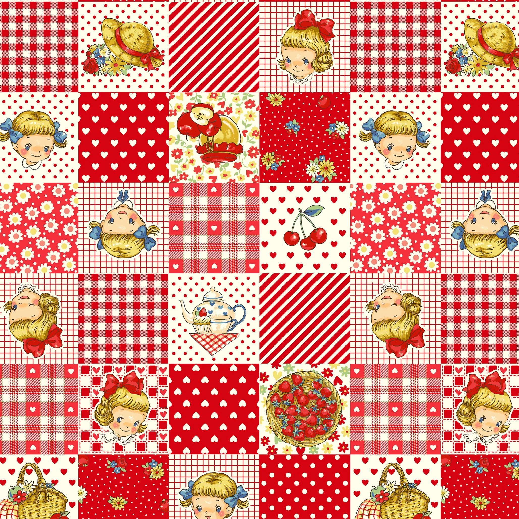 Margaret & Sophie: Love Strawberry — Artiq Textiles