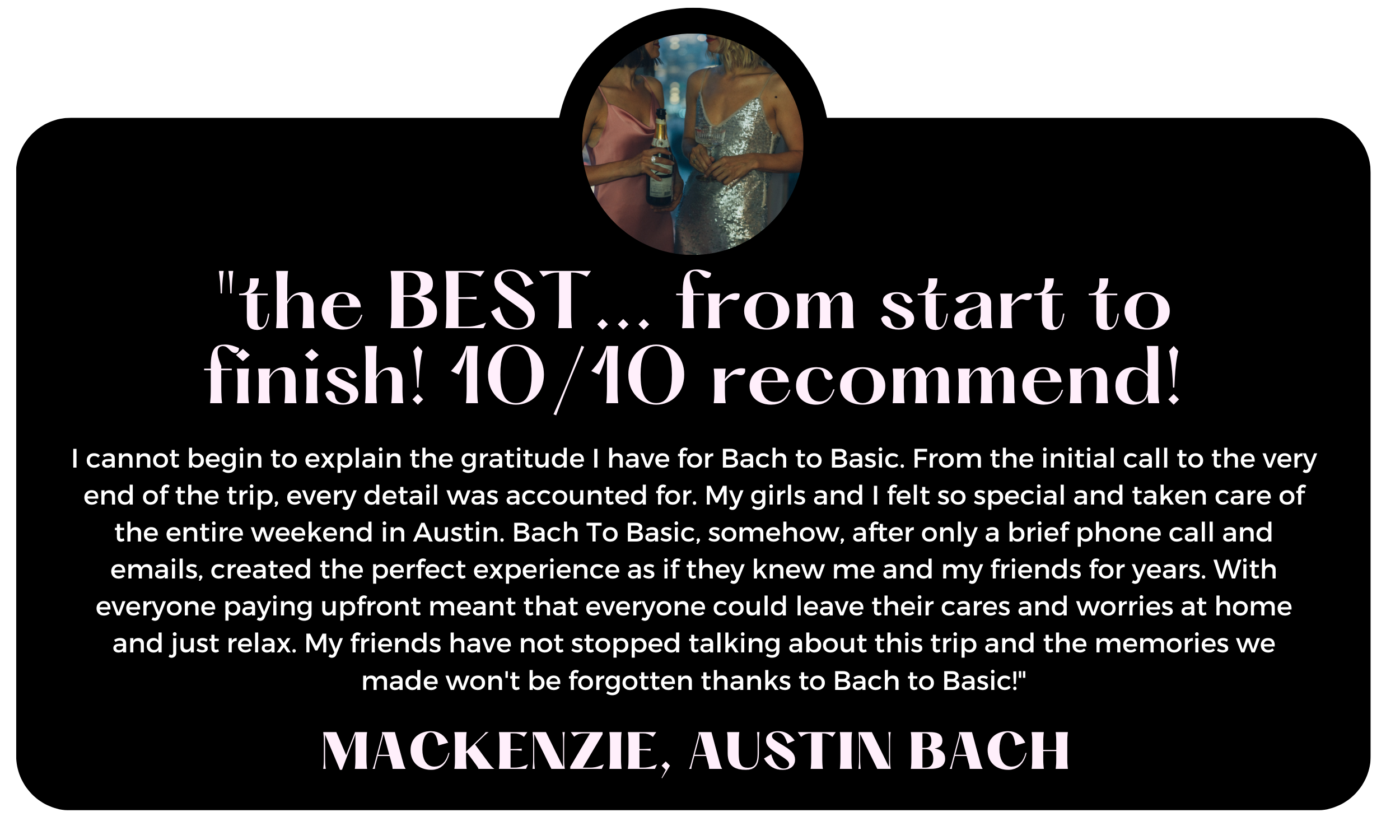 Bach to Basic Luxury Bachelor and Bachelorette Party Planning Company