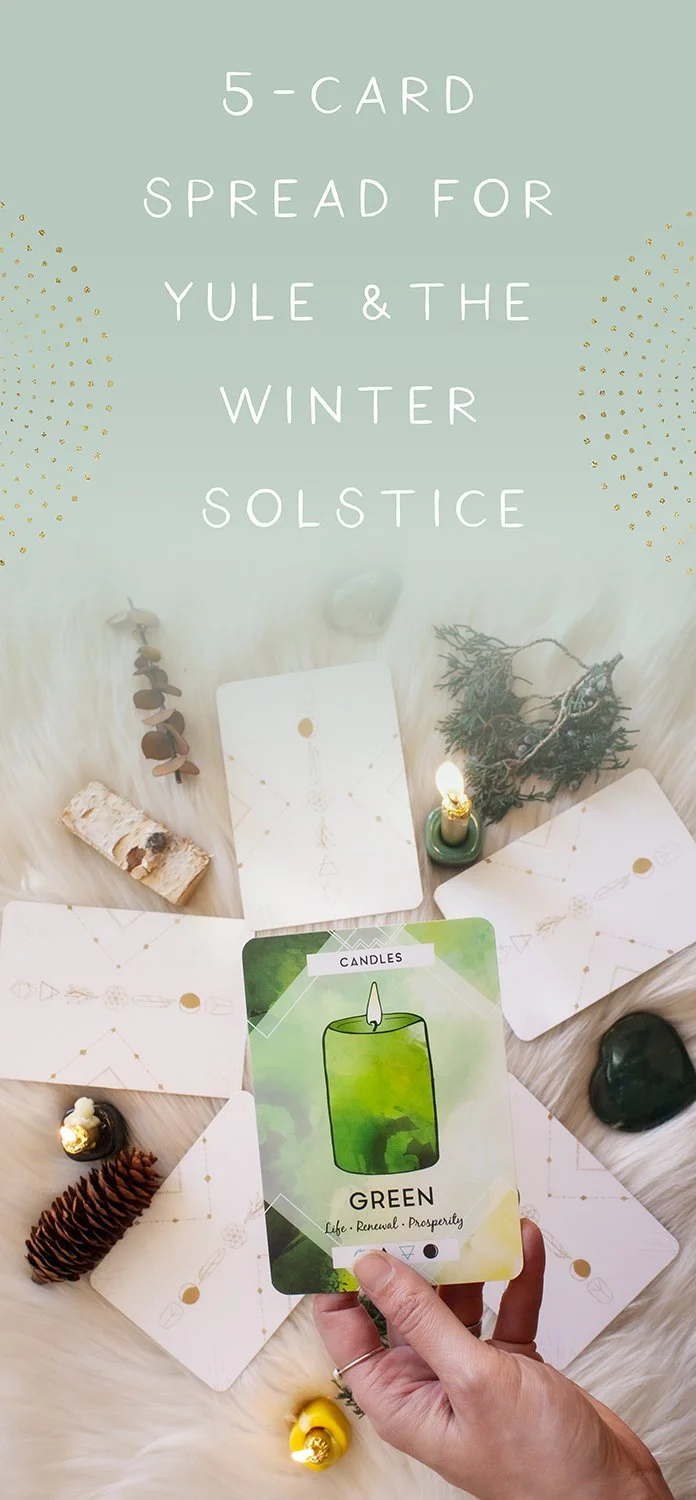 A Card Spread for the Winter Solstice — Cassie Uhl