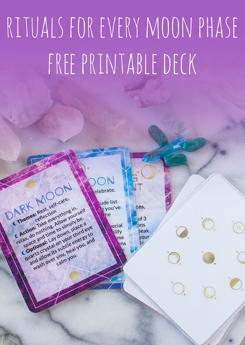 Rituals for Every Moon Phase // Free Printable Moon Cards — Cassie Uhl