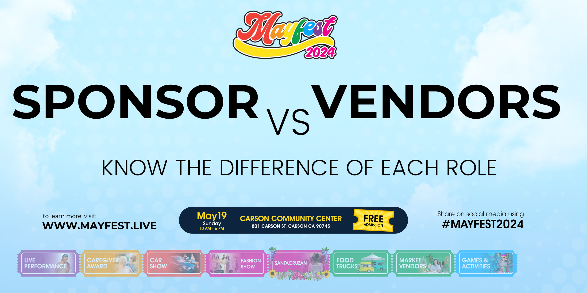 Vendors vs. Sponsors at Mayfest 2024: Understanding The Difference — MAYFEST 2024