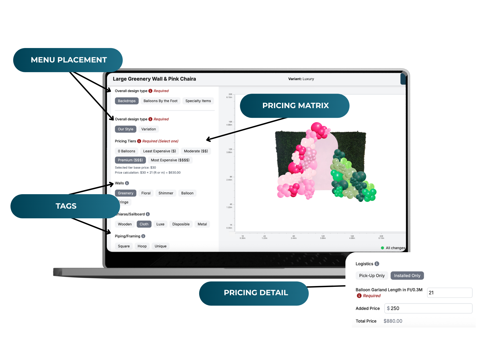Interactive Balloon Design Software with Live Pricing | Fanfaire — fanfaire