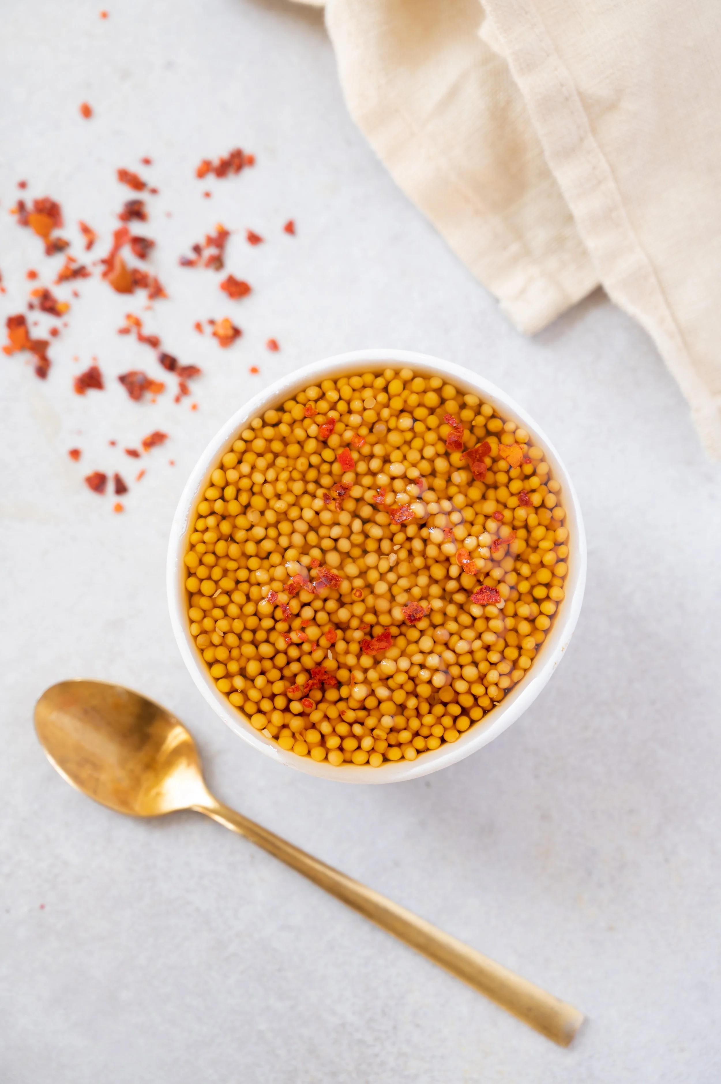 Homemade Golden Pickled Mustard Seeds: Recipe