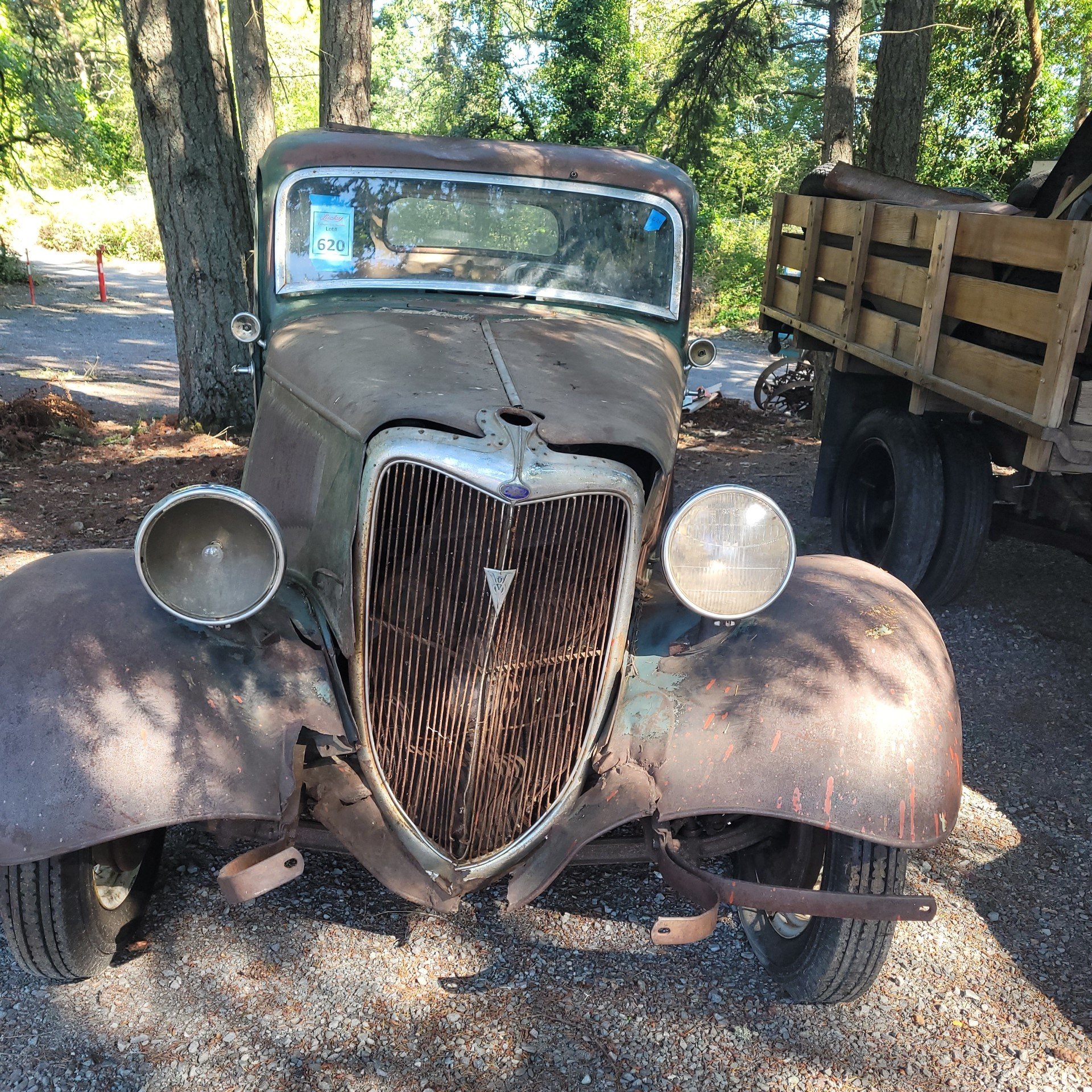 #620 - 1934 Ford Model 40 2-dr Sedan Ragtop *NO RESERVE* — Lucky ...