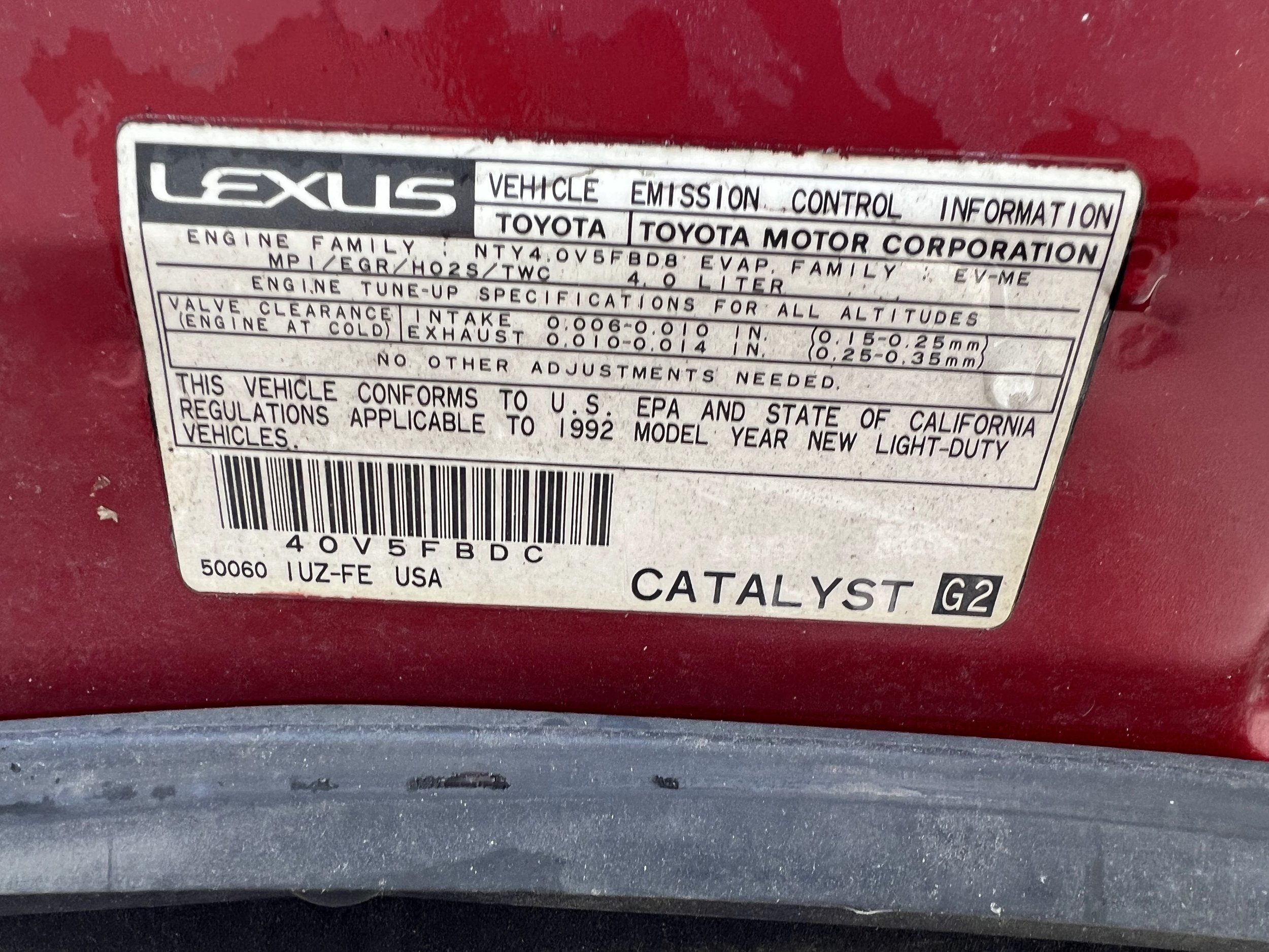 Lot Listing #500 1995 Lexus SC400 NO RESERVE — Lucky Collector Car Auctions