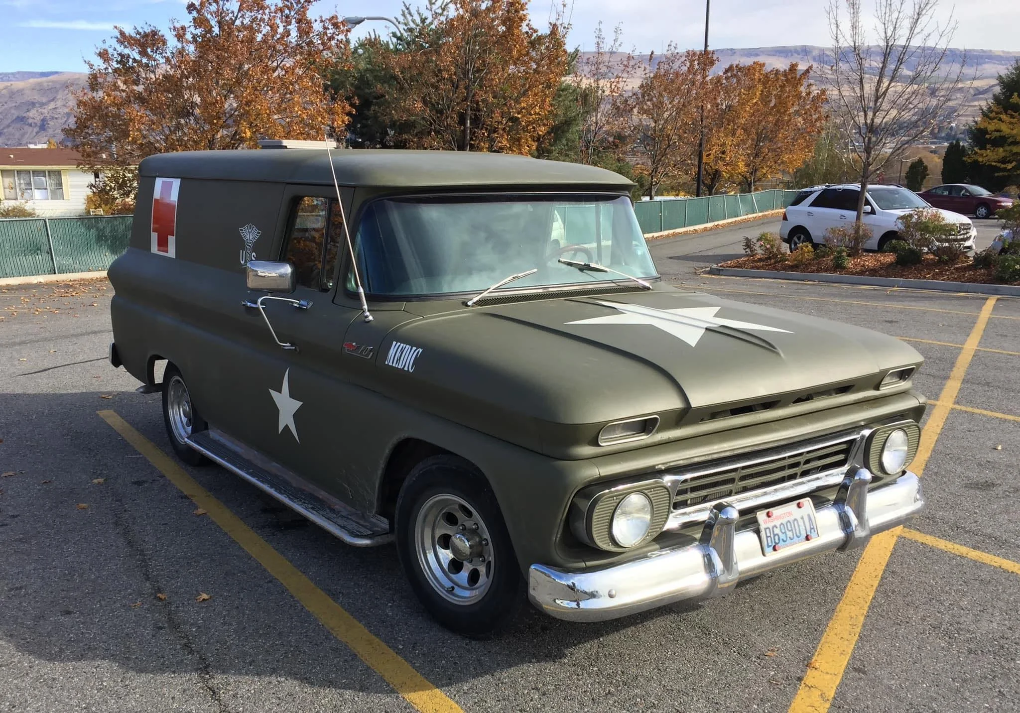 Lot #239 - 1962 Chevy C-10 Panel Truck — Lucky Collector Car Auctions