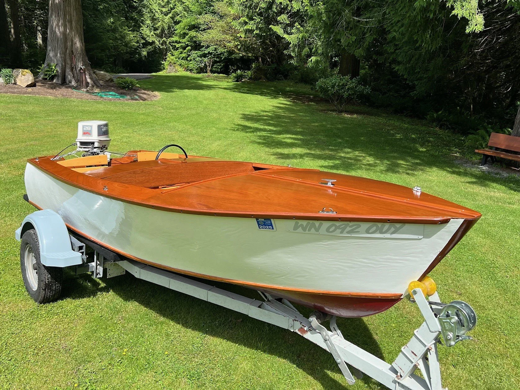 #644 - 1957 Hollywood Boat — Lucky Collector Car Auctions
