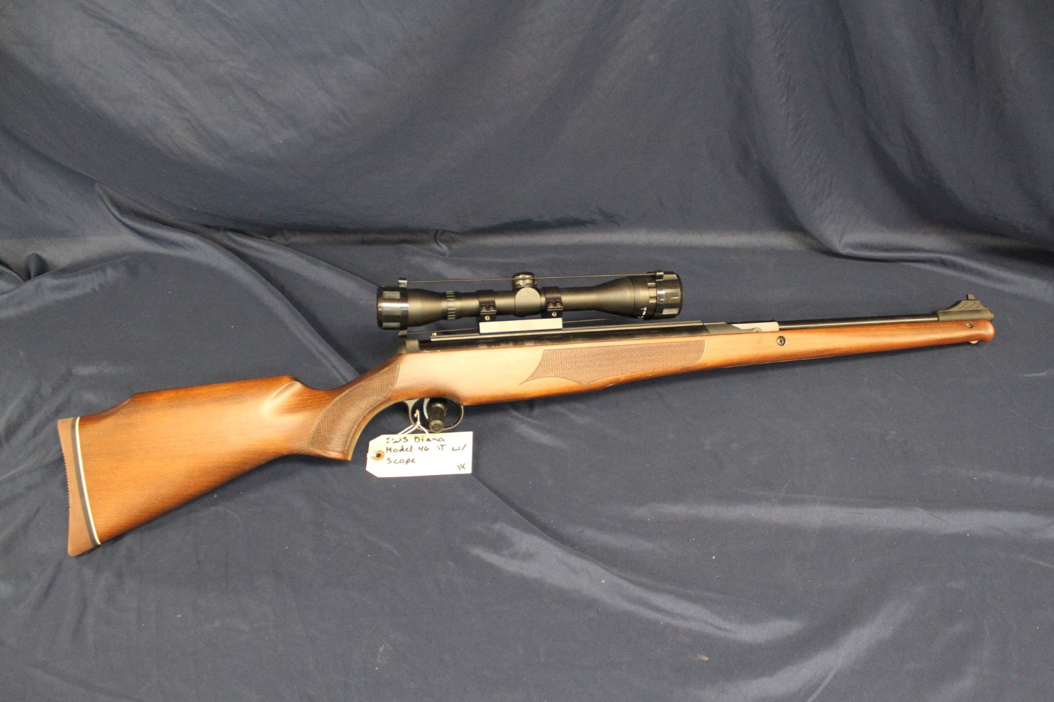 #072 RWS Diana Model 46 ST Air Rifle with Scope — Lucky Collector Car ...