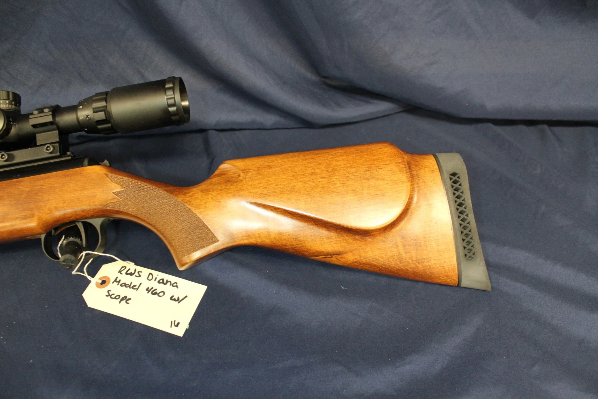 #071 RWS Diana Model 460 Magnum Air Rifle with Scope — Lucky Collector ...