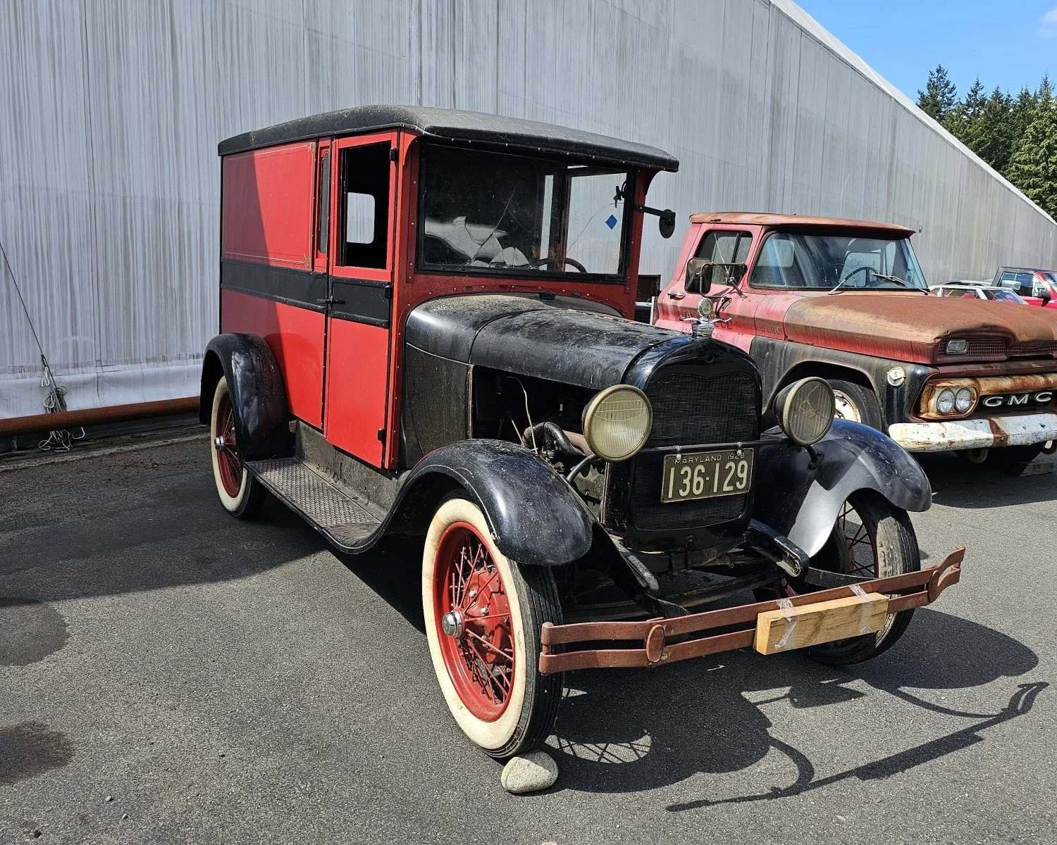 #545 - 1928 Ford Model A Panel Truck — Lucky Collector Car Auctions