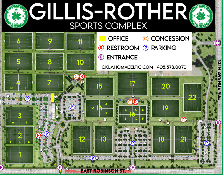 Field Map — Oklahoma Celtic