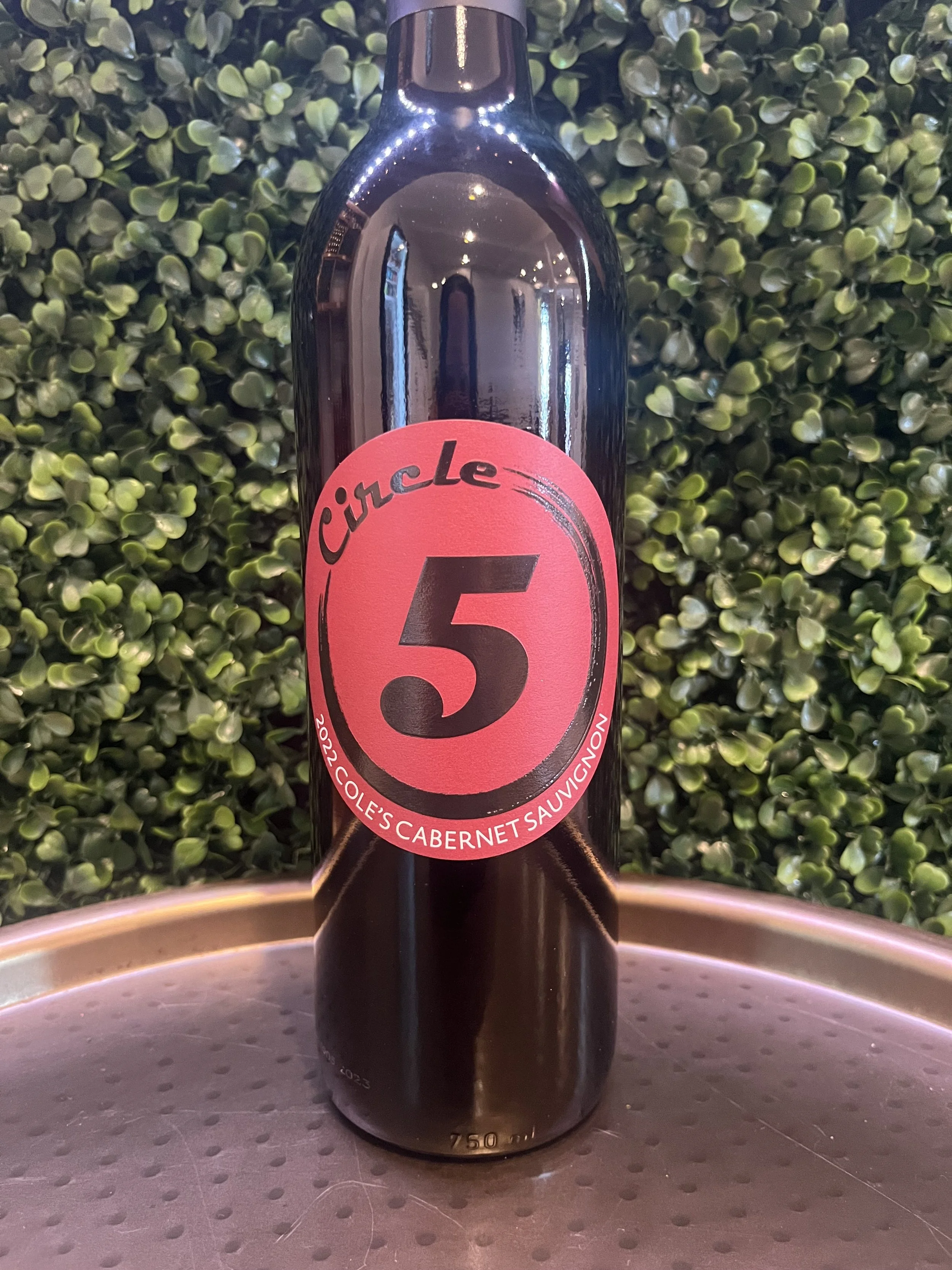 Menu & Wines — CIRCLE 5