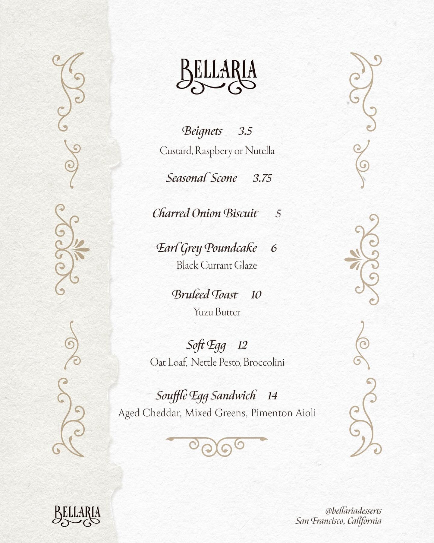 Bellaria Dessert Studio "An Exquisite 3-Course Tasting in San Francisco"
