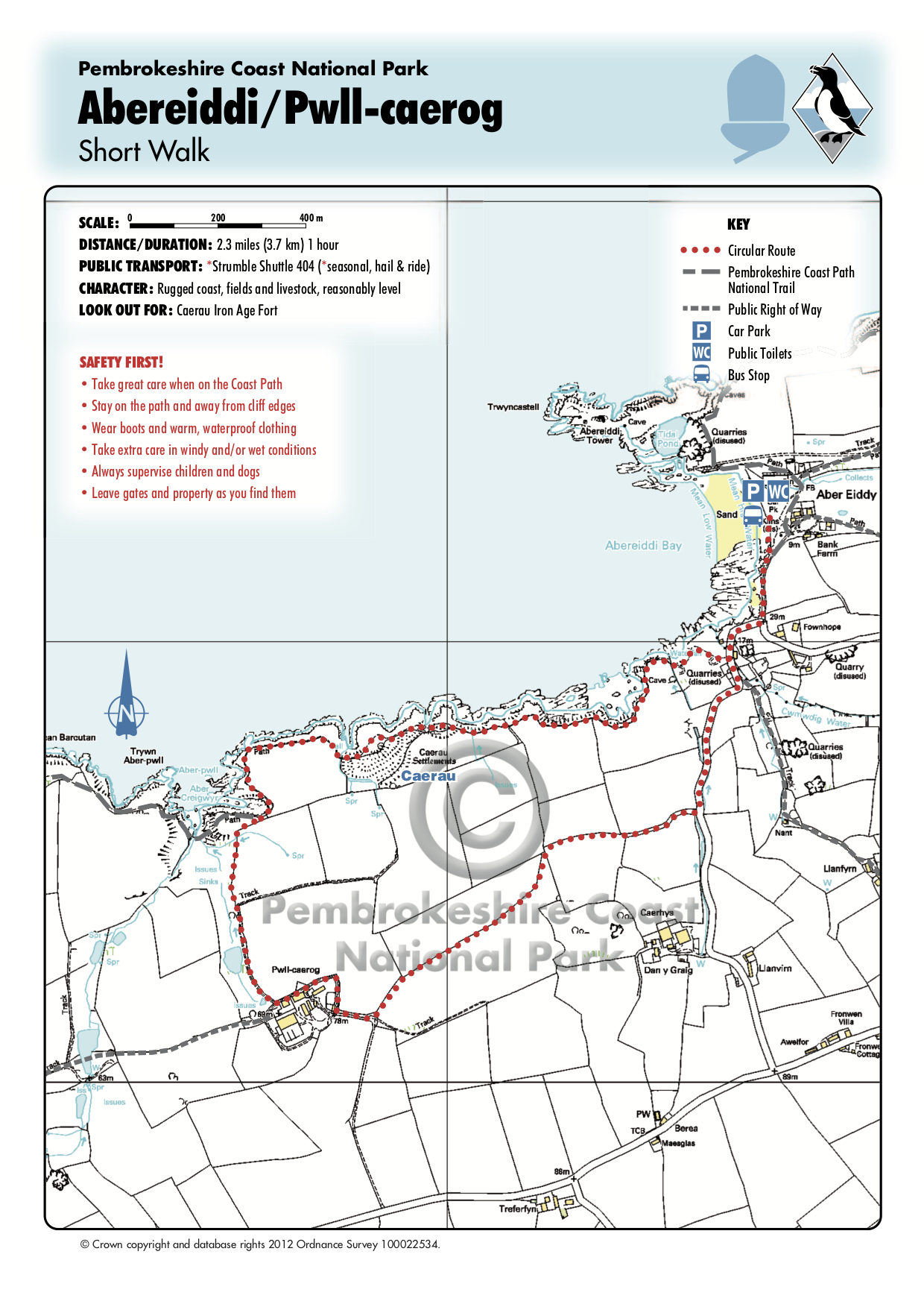 Walks from Celtic Camping: Pwll-Caerog/Abereiddi — Celtic Camping ...