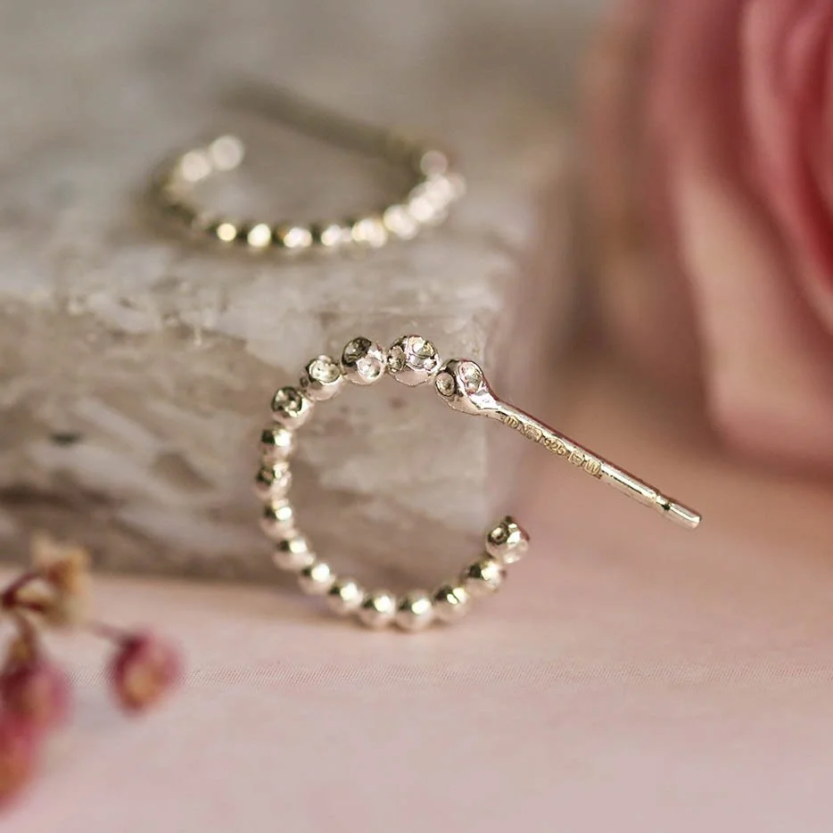 judith-peterhoff-silver-small-hoops-vitium — SH Jewellery | Contemporary Jewellery Gallery in ...