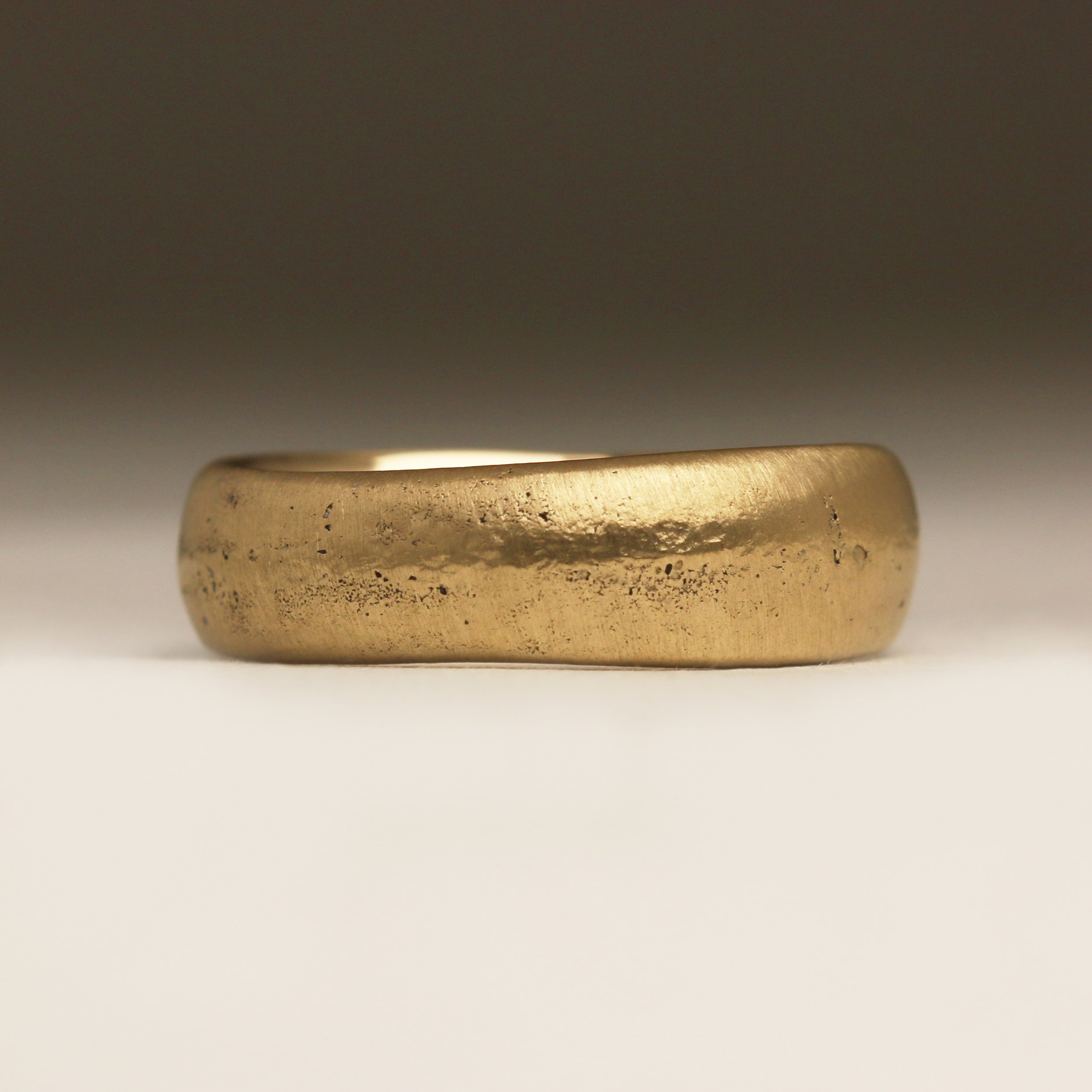 justin-duance-sand-cast-ring-9ct-yellow — SH Jewellery | Contemporary ...