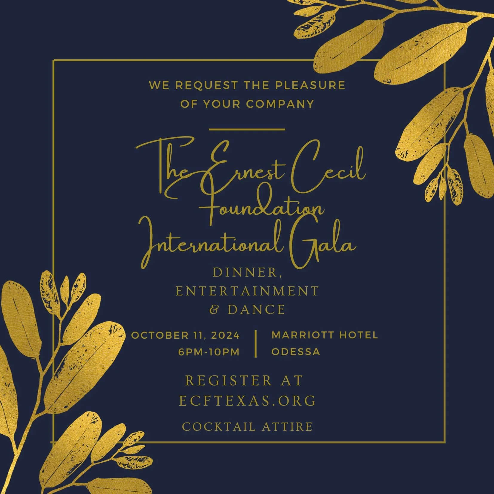 Events — Ernest Cecil Foundation