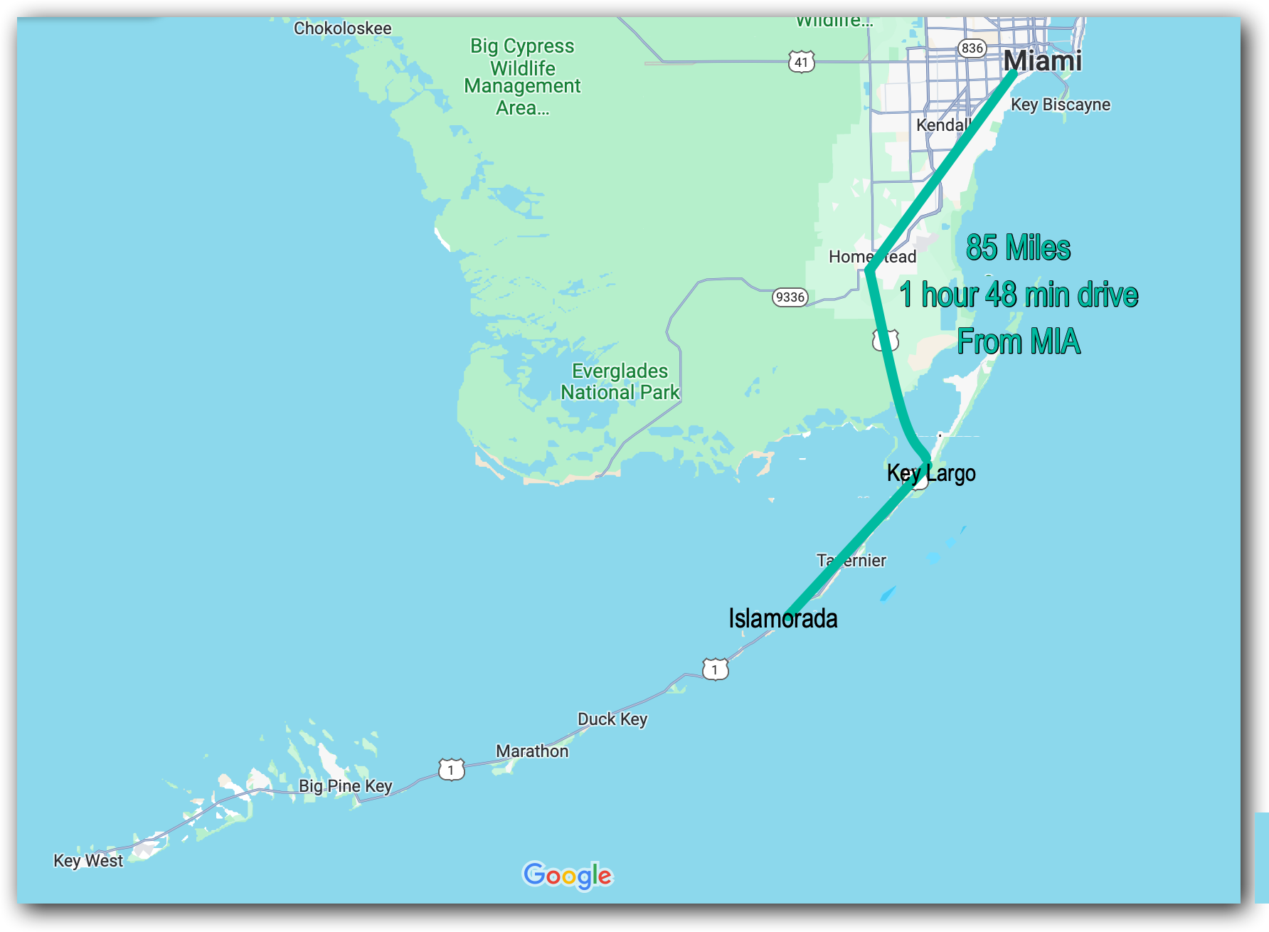 Islamorada Florida Map To Miami – QGRMH