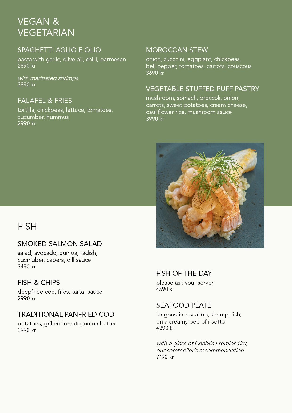 Dinner — Northern Light Inn