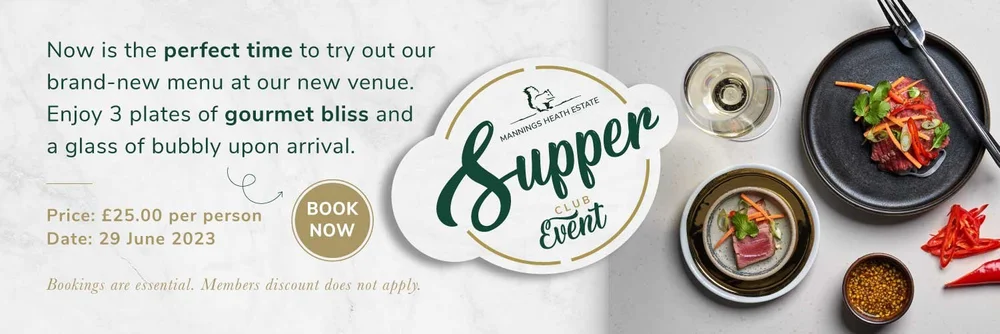 Supper Club Event | Mannings Heath Golf Club
