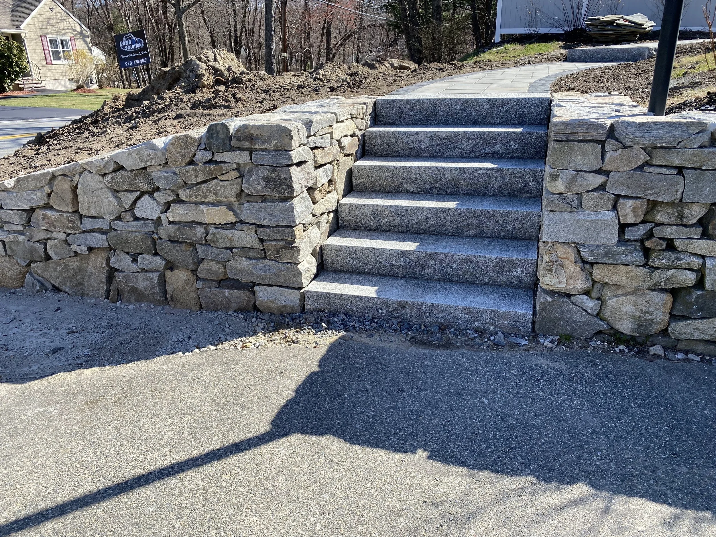 Photos - Custom Retaining Wall Installations