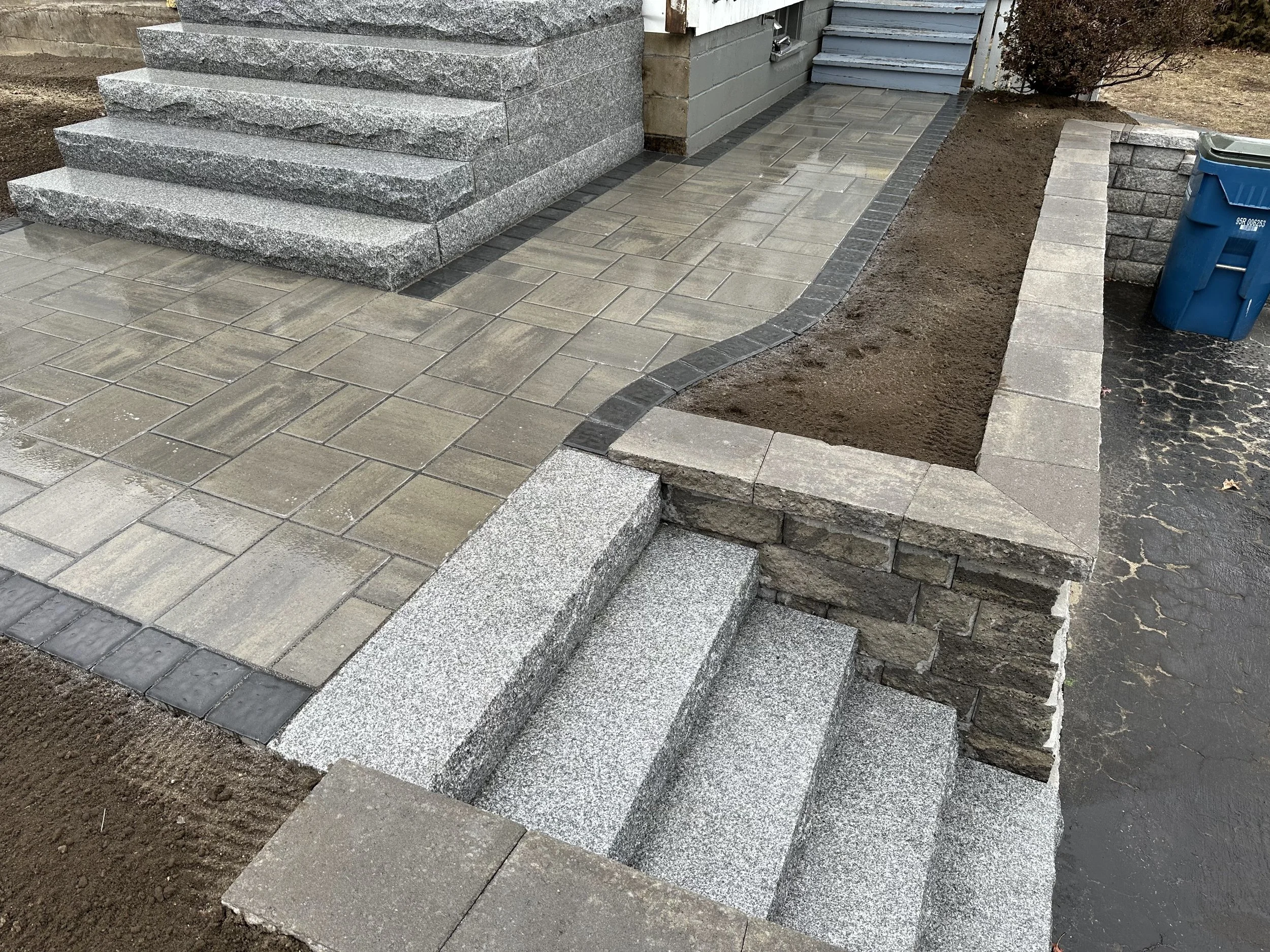 Photos - Custom Retaining Wall Installations