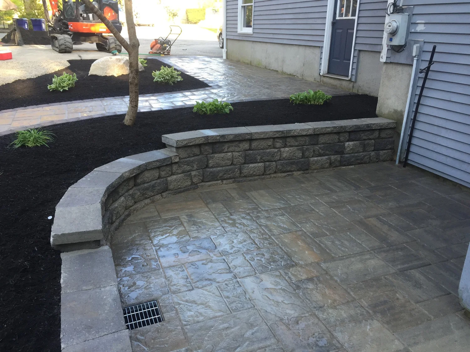 Custom Built Landscape Retaining Walls