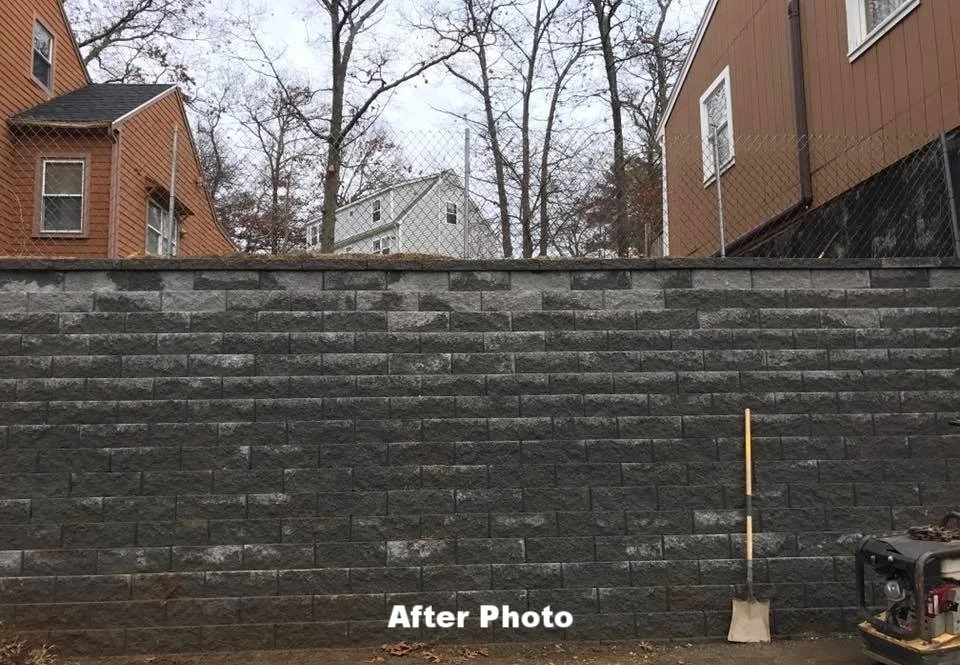 Photos - Custom Retaining Wall Installations